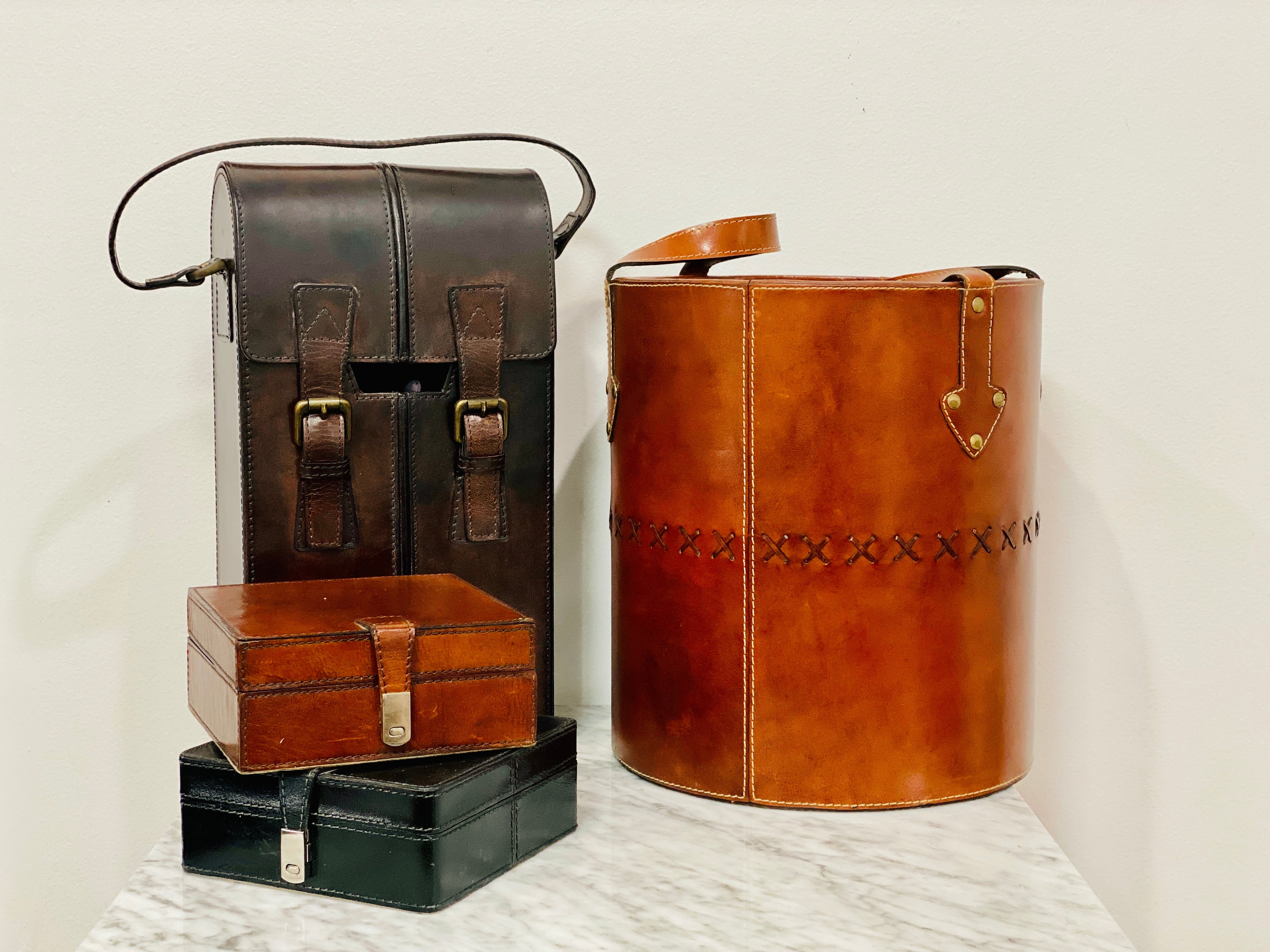 Leather Home Decor Products Online | Leather Decor | Buy Leather Goods ...